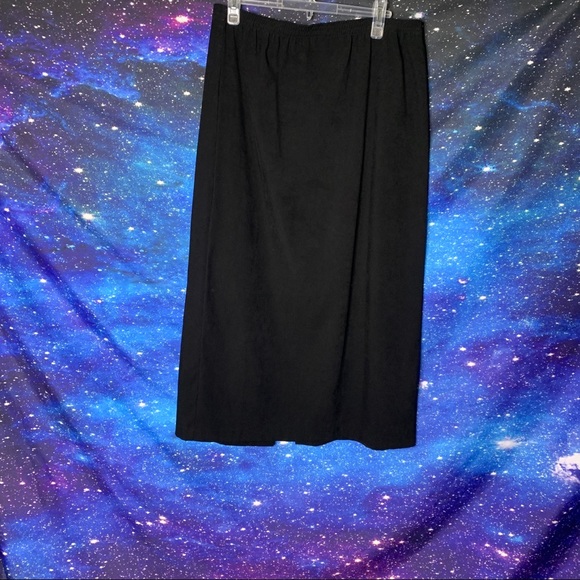 sari jacobs | Skirts | Sari Jacobsblack Elastic Waist Maxi Skirt Medium ...
